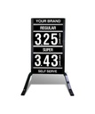 2 GRADES VXS210 SERIES FUEL PRICE SIGN WITH 12" FLIP DIGITS VERSA ...